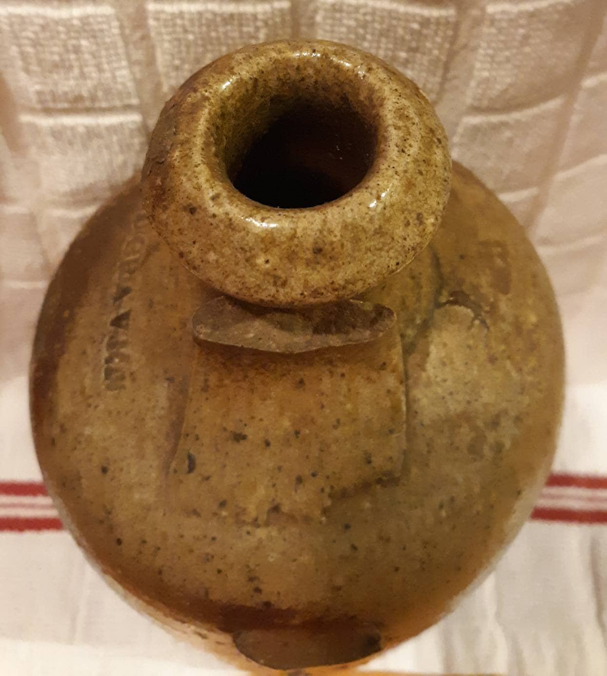 Rare 1800's J. D. Craven 1/2 Gallon Whiskey Salt Glazed Stoneware Jug ...