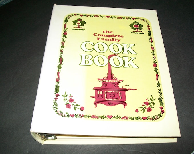 Vintage Cook Book, 1969 the Complete Family Cook Book, Binder Cookbook ...