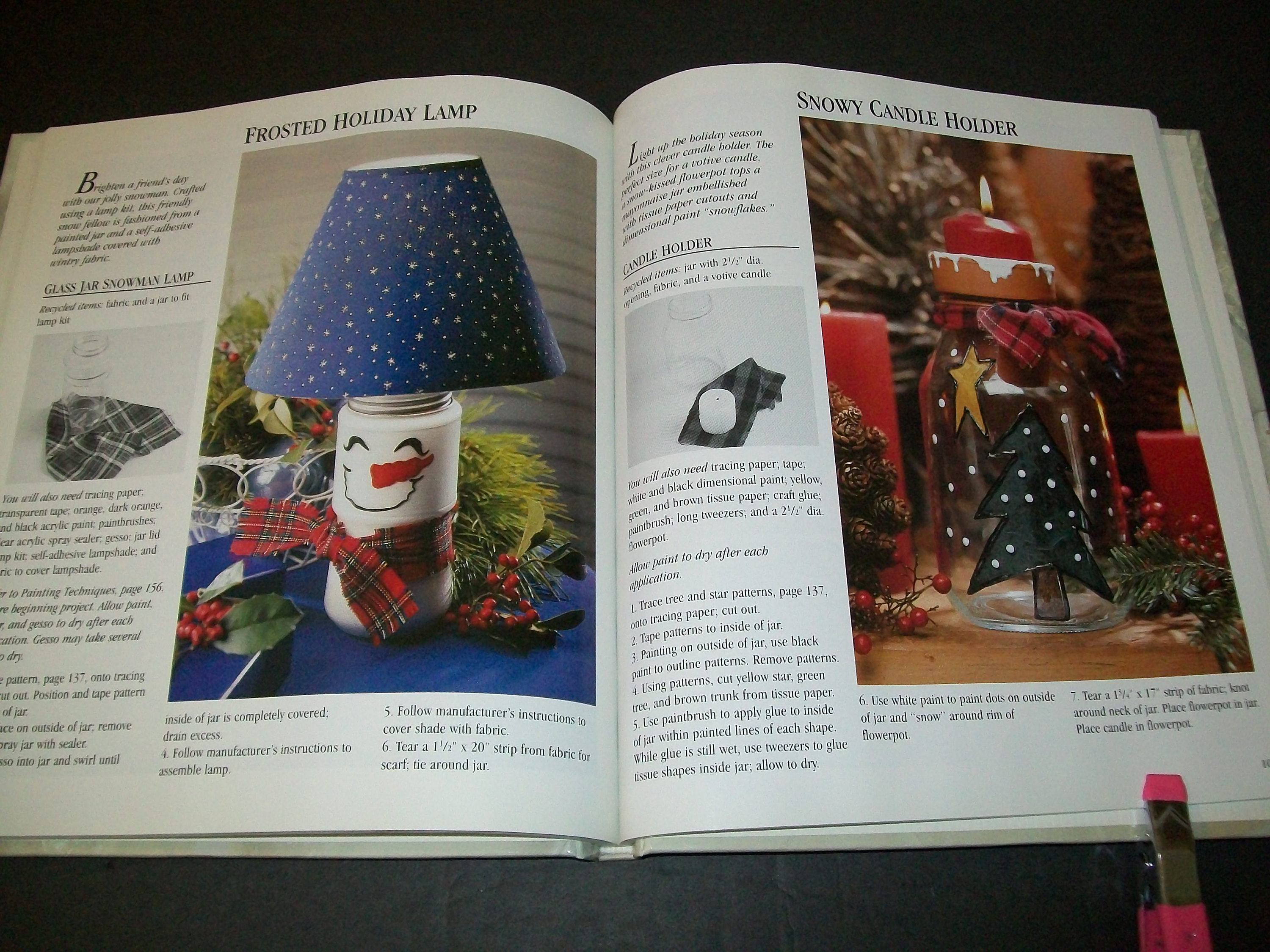 Vintage Christmas Craft Books, Set of 2 Hardcover Books, Christmas Junk ...