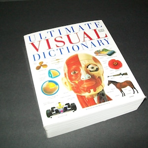 DK Ultimate Visual Dictionary, 1990s Vintage Picture Dictionary, Junk ...