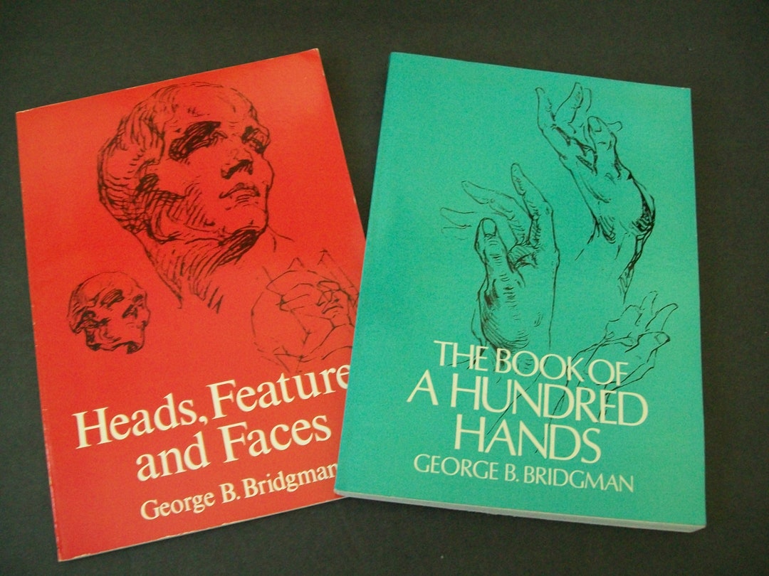 Vintage Drawing Instruction Books, Hands, Heads, Features, Faces, Art ...