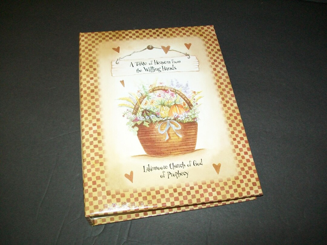 Kitchen Recipe Binder With Recipes, Vintage Style Recipe 3-ring Binder ...