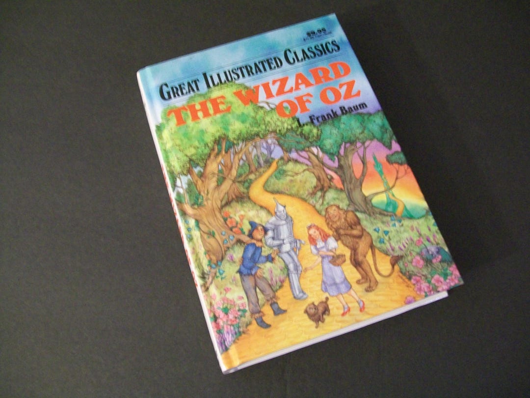 Vintage Children's Story Book, the Wizard of Oz, Children's Classic ...