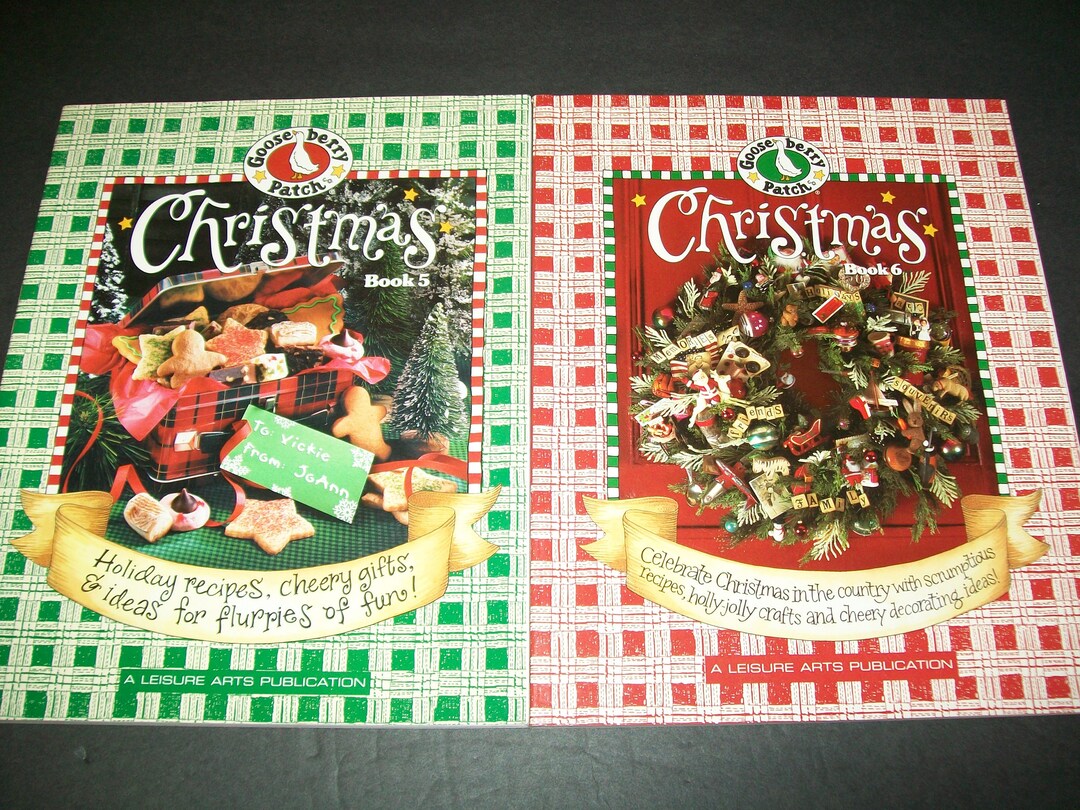 Vintage Christmas Craft Idea Books, Gooseberry Patch Books, Christmas ...