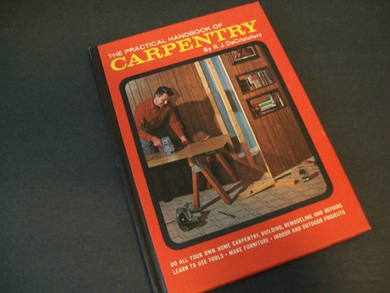 Vintage Home Repair Book Handbook of Carpentry Building and | Etsy