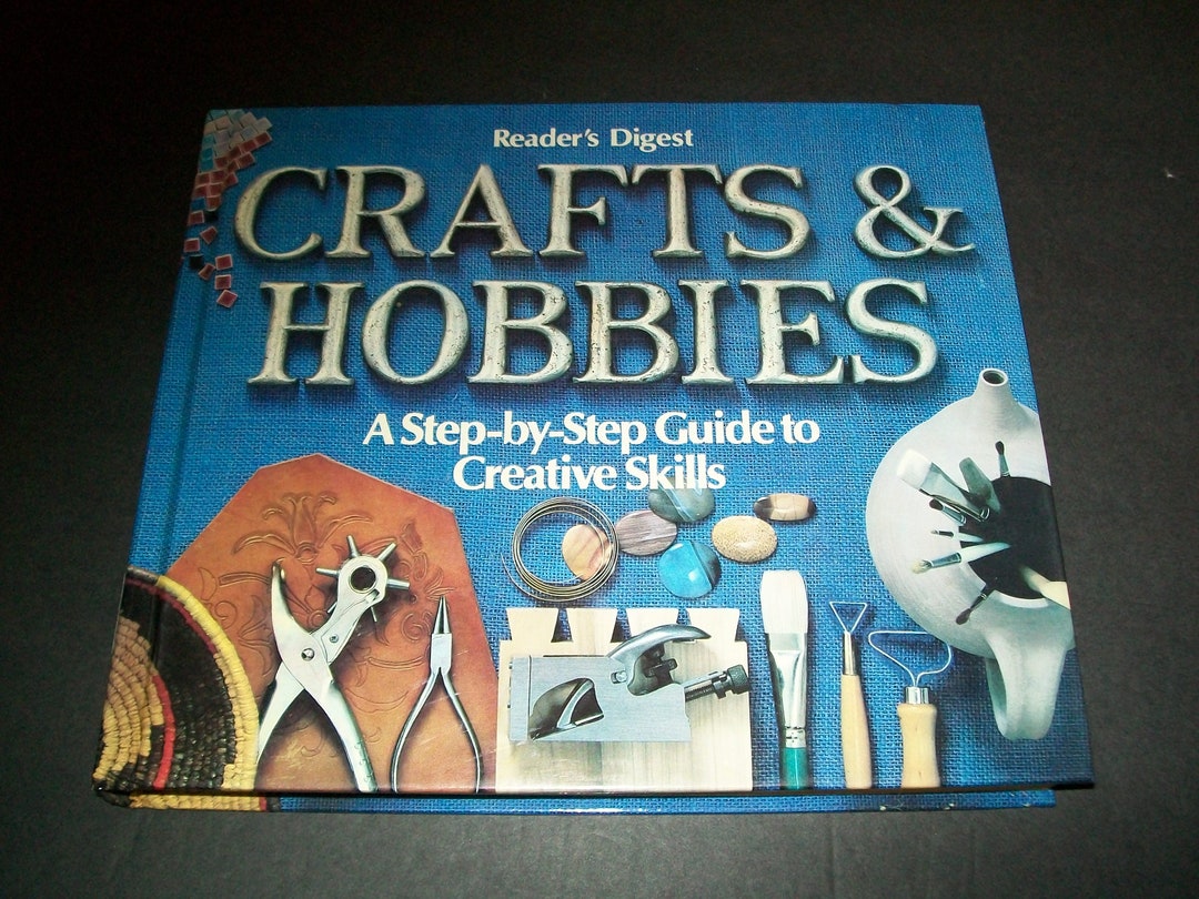 Vintage Readers Digest Large Crafts & Hobbies Book, 1979, Guide Book ...
