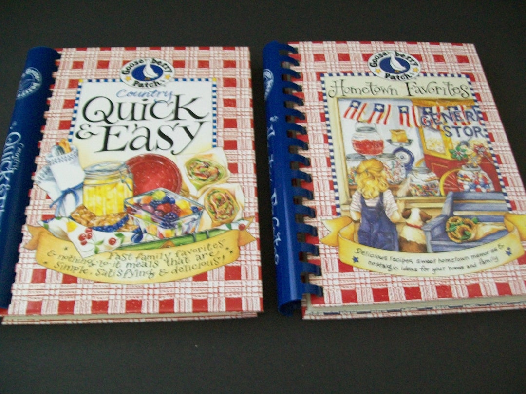 Vintage Gooseberry Patch Cookbooks, Spiral Bound, Cooking Journal, Junk ...