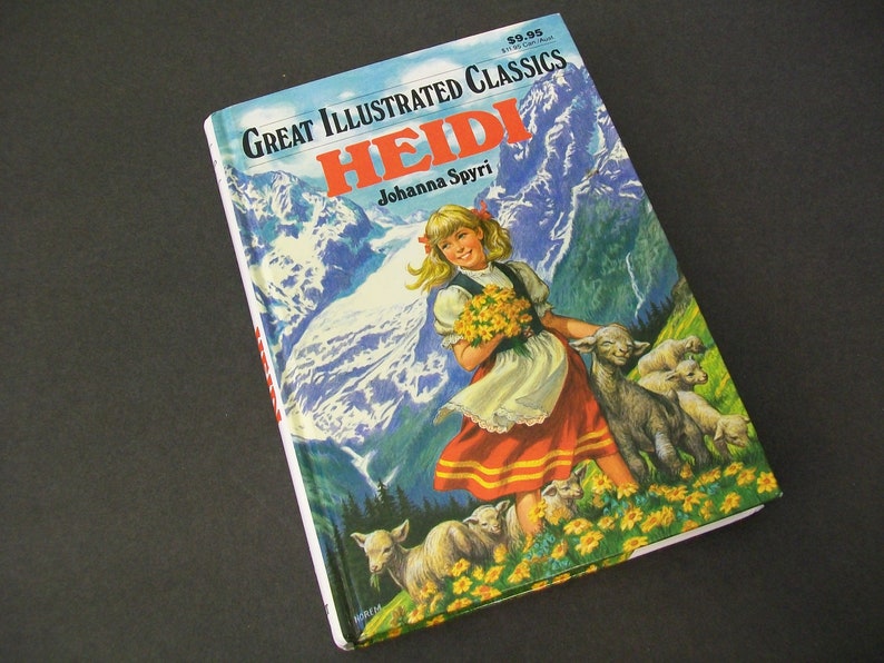 Vintage Children's Story Book, Heidi, 1944, Children's Classic Book ...