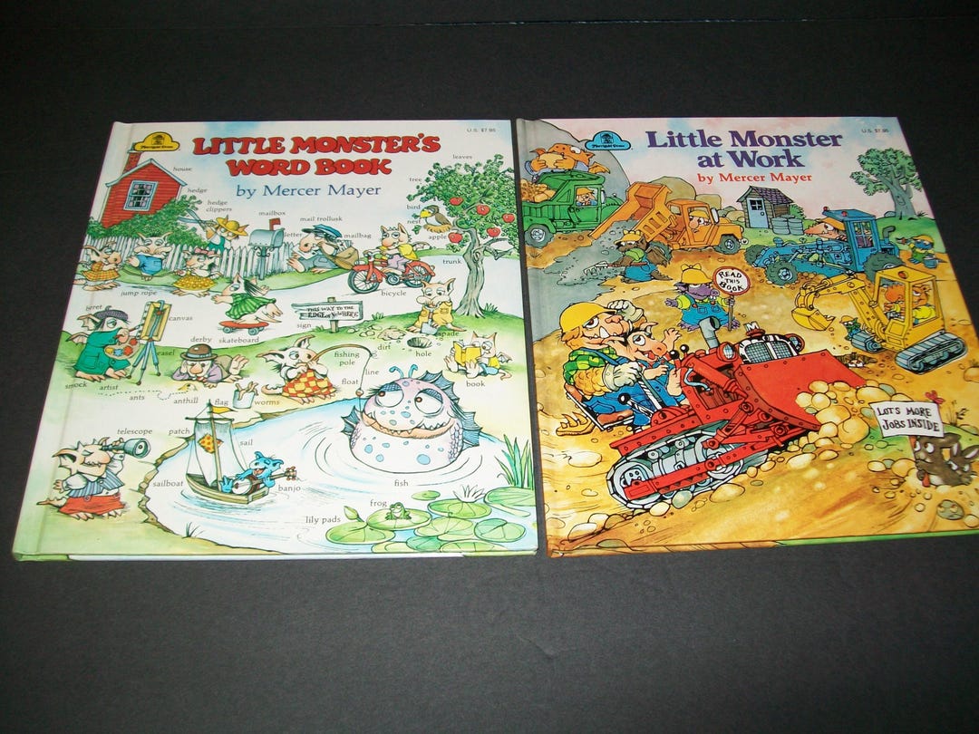 Little Monster Books, Vintage Children's Books, Educational Books, Junk ...