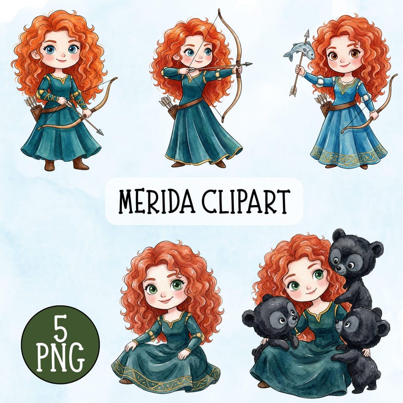 Brave Merida - Etsy