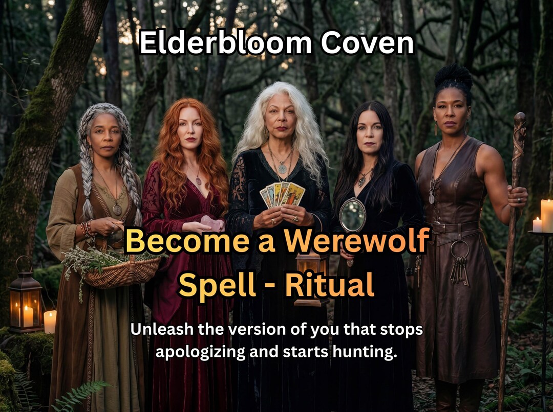 Become a Werewolf Spell Ritual – Primal Power, Rage Alchemy, Pack ...