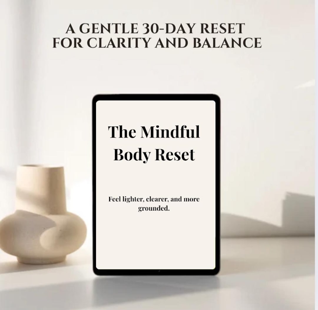 30-day Mindful Body Reset Plan – Digital Wellness Guide (PDF) - Etsy