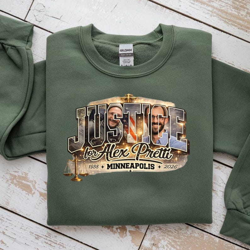 Justice for Alex Pretti Shirt,minneapolis Memorial Protest Sweatshirt ...