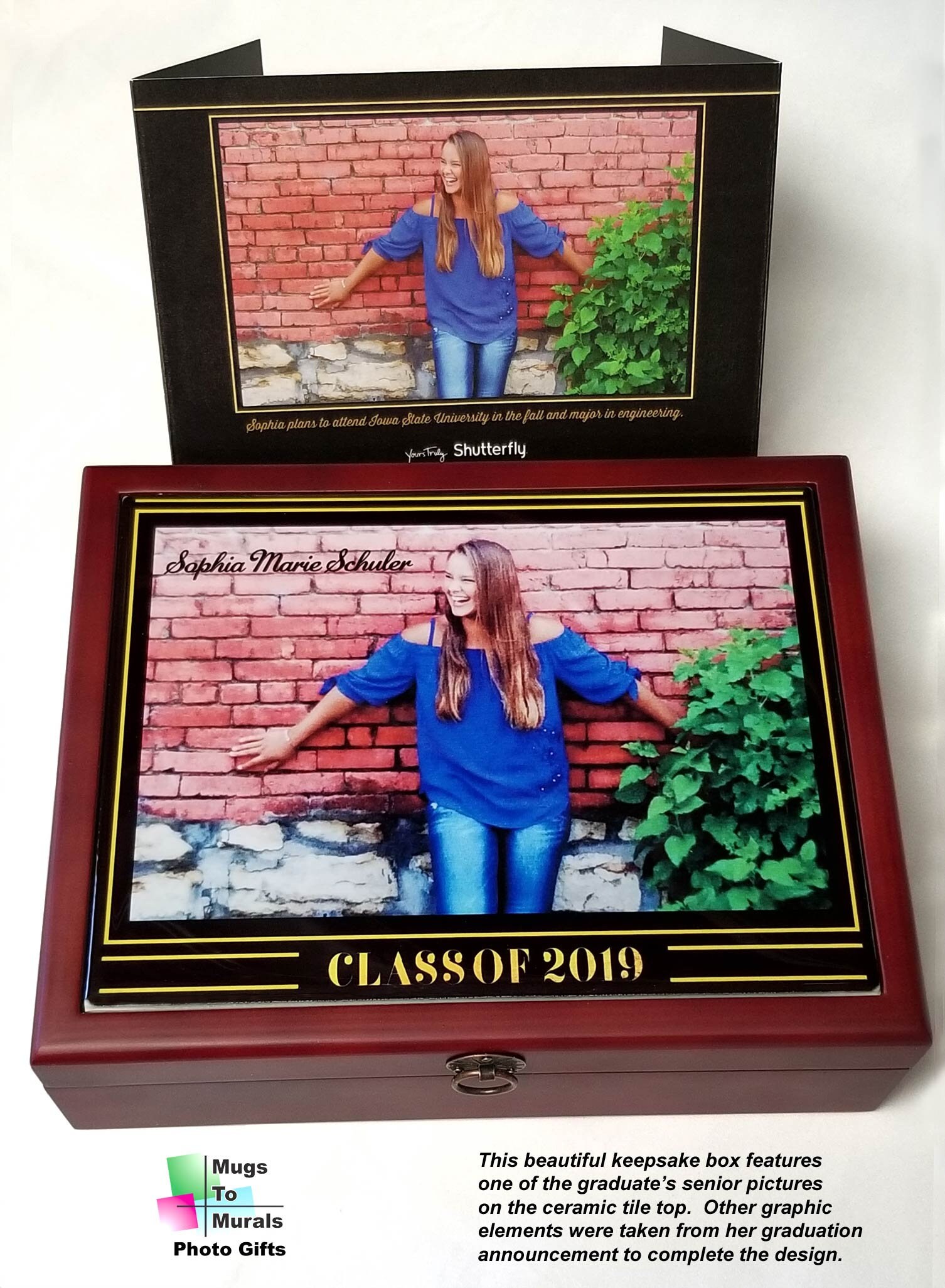 Desiderata Keepsake Box 6x8 Ceramic Top Any Occasion Gift or With ...