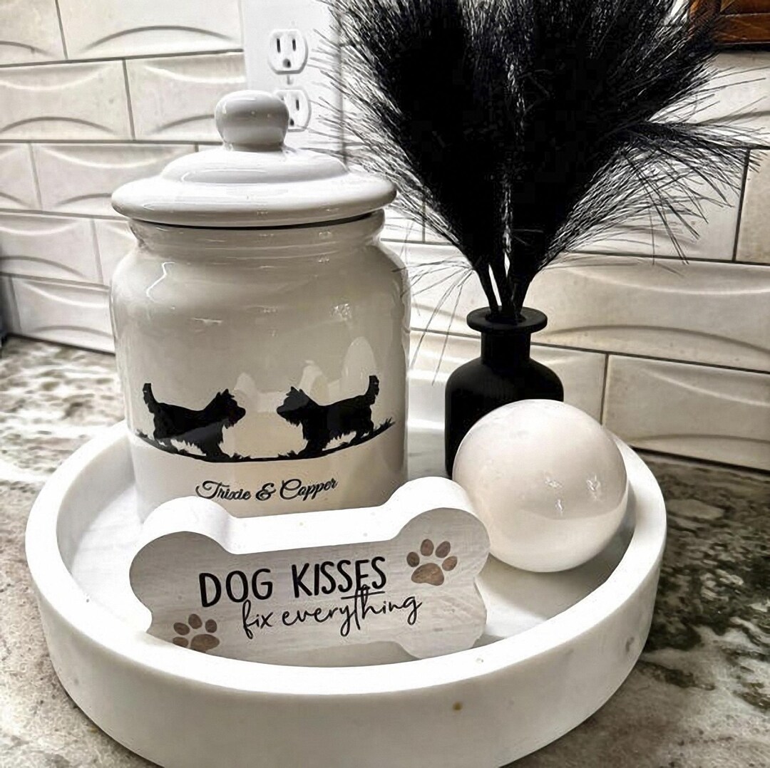 Large Ceramic Dog or Cat Treat Jar Custom Design Makes Great Gift for ...