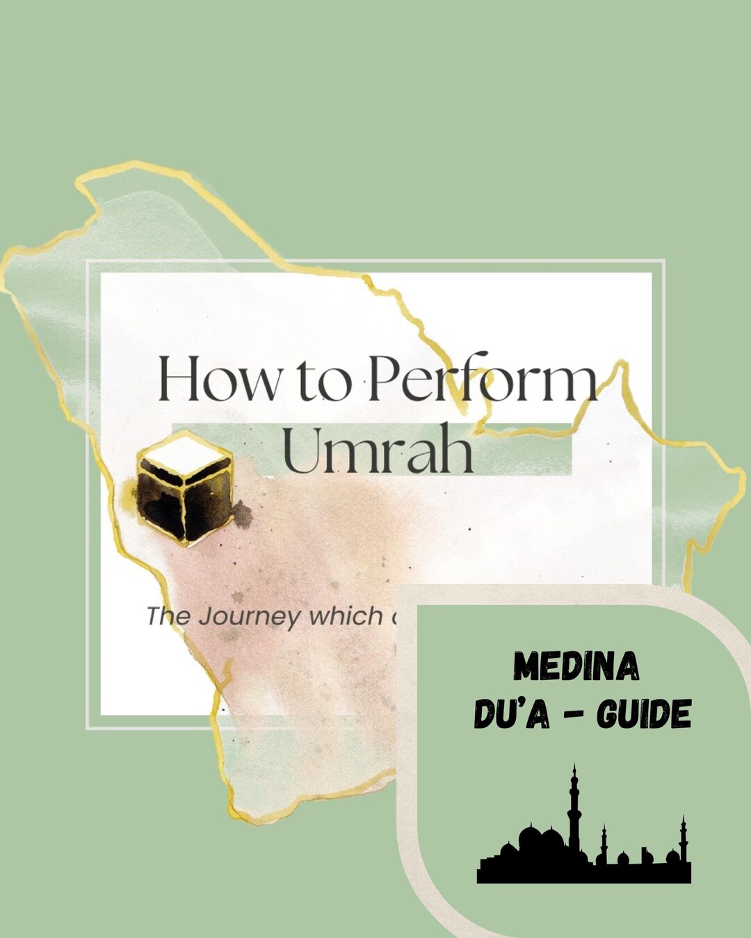 Umrah + Medina Maps | DIY Printable Template | Islamic Printables ...