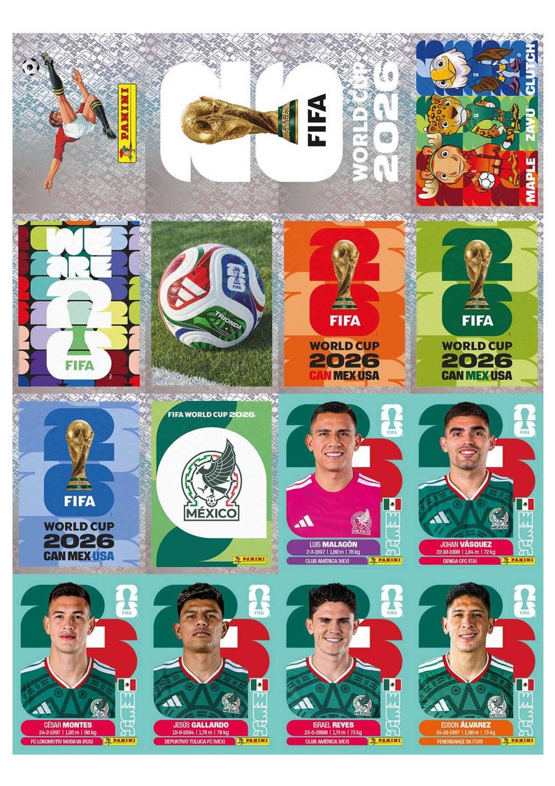 World Cup 2026 Sticker Album PDF | 48 Teams | 1000+ Stickers | Bonus ...