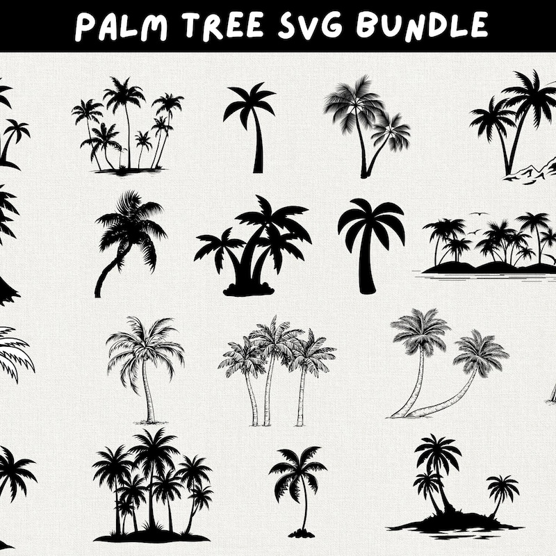 Palm Beach Clipart Simple - Etsy