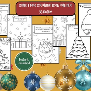 33 Christmas Coloring Pages | Printable Holiday Fun | Easy Activity for ...