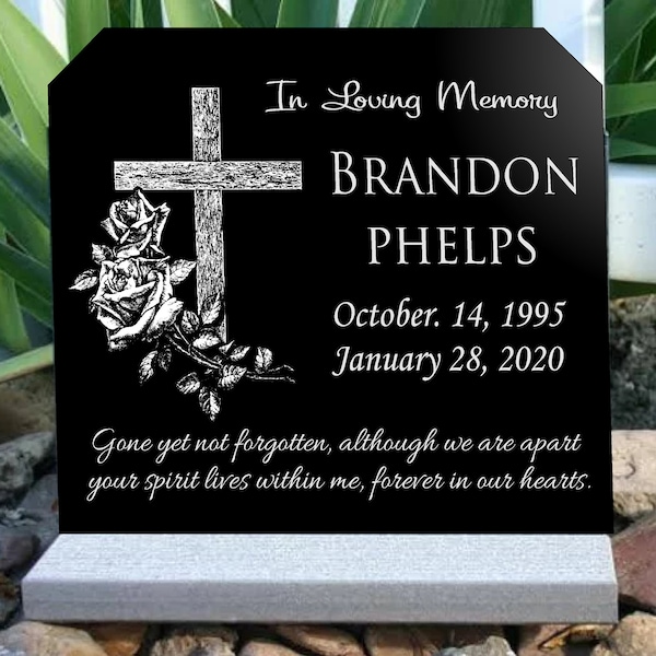 Headstones for Cemetery Upright - Etsy