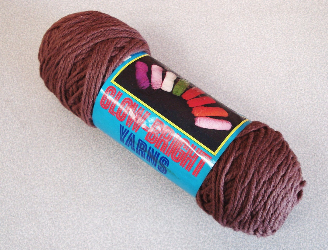 GERMANTOWN WORSTED Brown 4 Ply 100% Virgin Wool 1 Skein. - Etsy