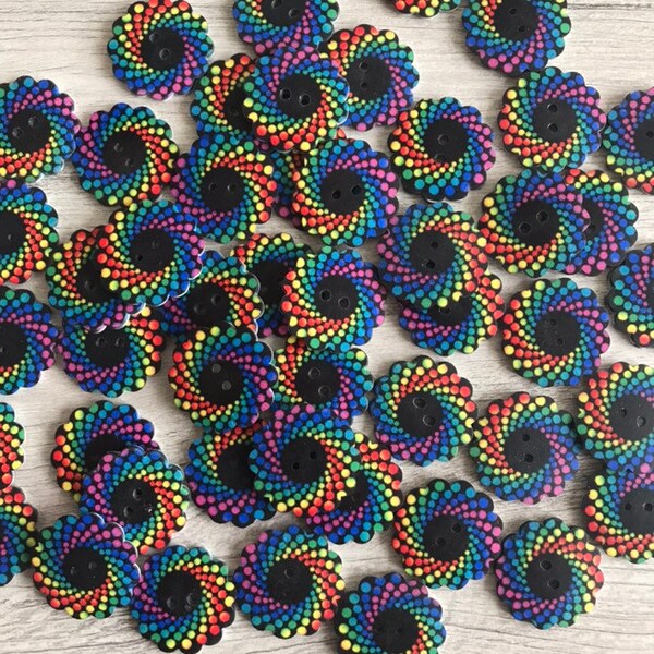 Bohemian Buttons - Etsy