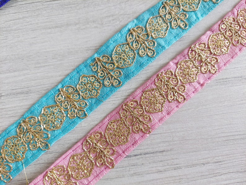 Indian Laces Sari Borders India Trims Boho Silk Saree - Etsy