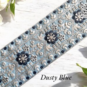 Sari Fabric Indian Trim, Embroidered Trim, Saree Border Fabric Trim for ...