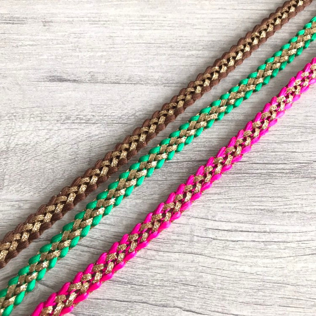 Indian Trim Narrow Braided Fabric Trim-indian Lace-yoga Wrist Wrap Trim ...