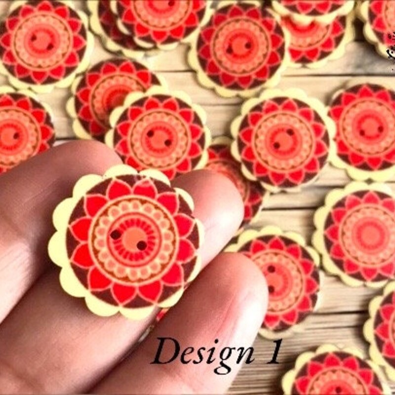 Bohemian Buttons - Etsy