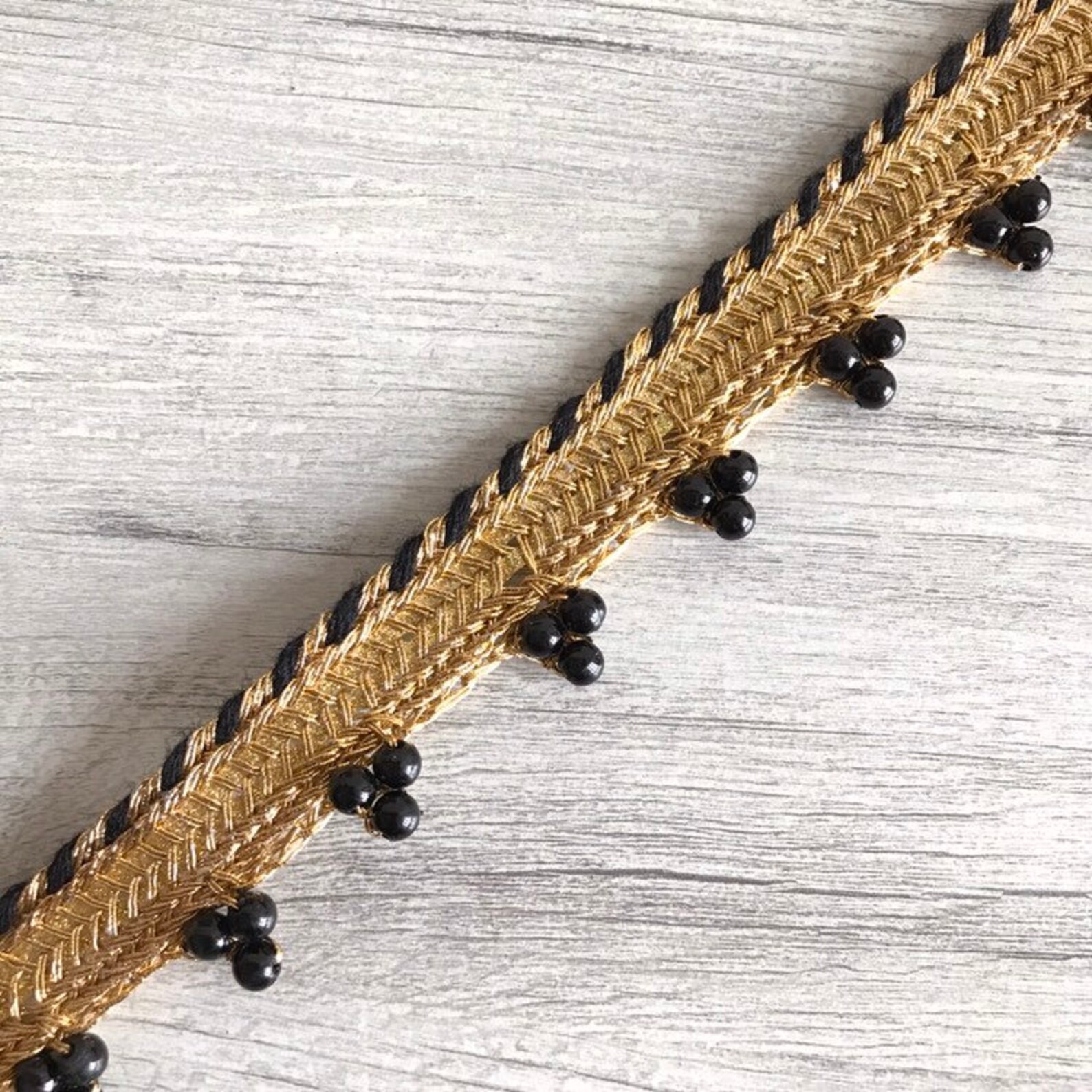 Beaded Indian Lace Trim by the Yard Holiday Decorations - Etsy