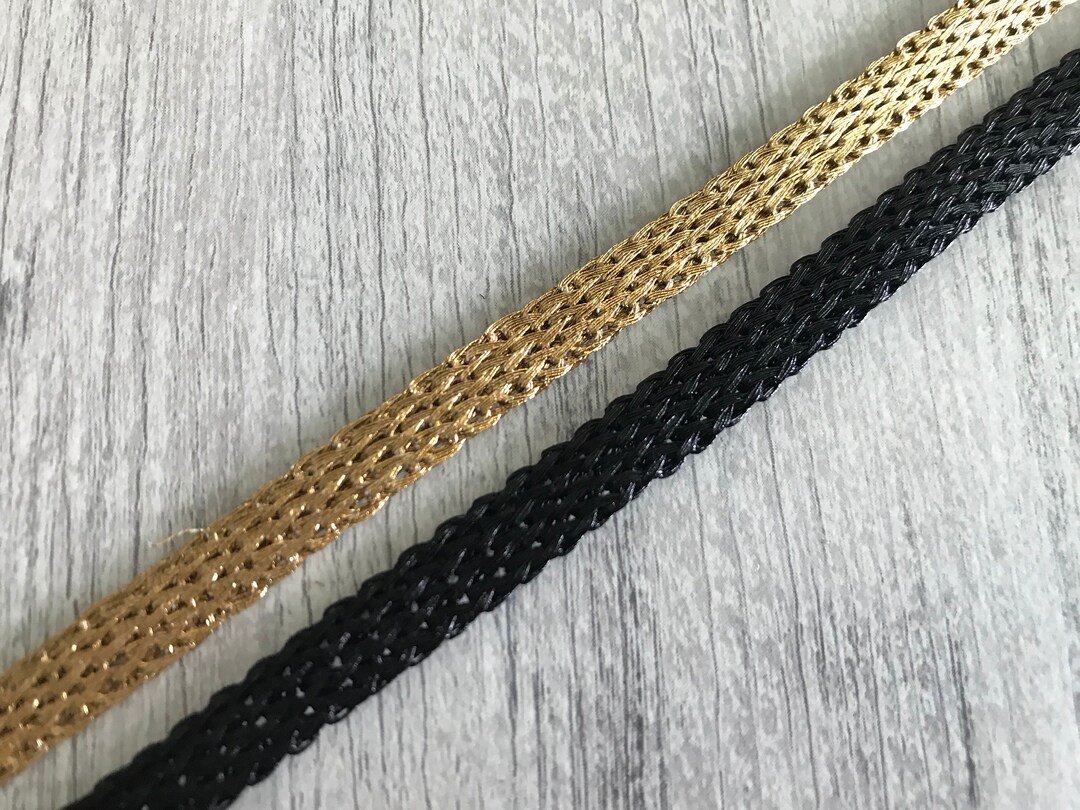 1 Yard Braided Fabric Trim-narrow Trim-yoga Bracelet Trim-silk Wrist ...