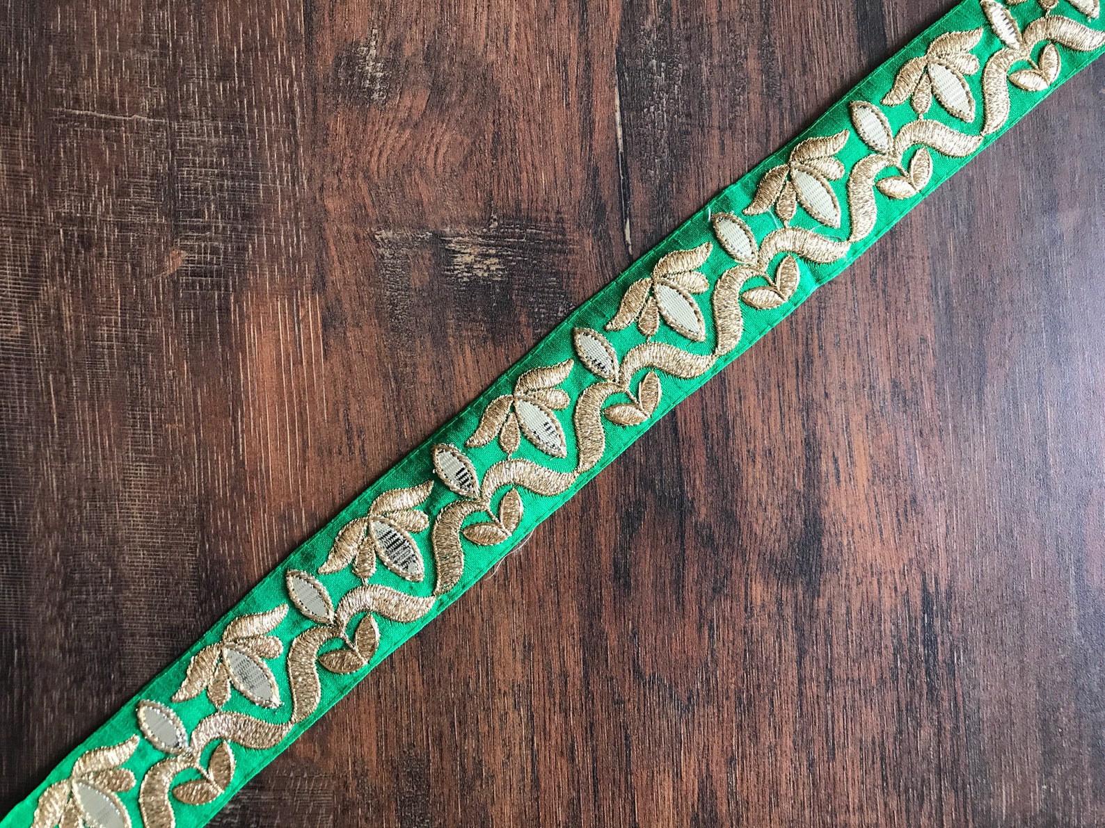 Silk Fabric Trim-multi Colour Embroidered Sari Border-silk - Etsy