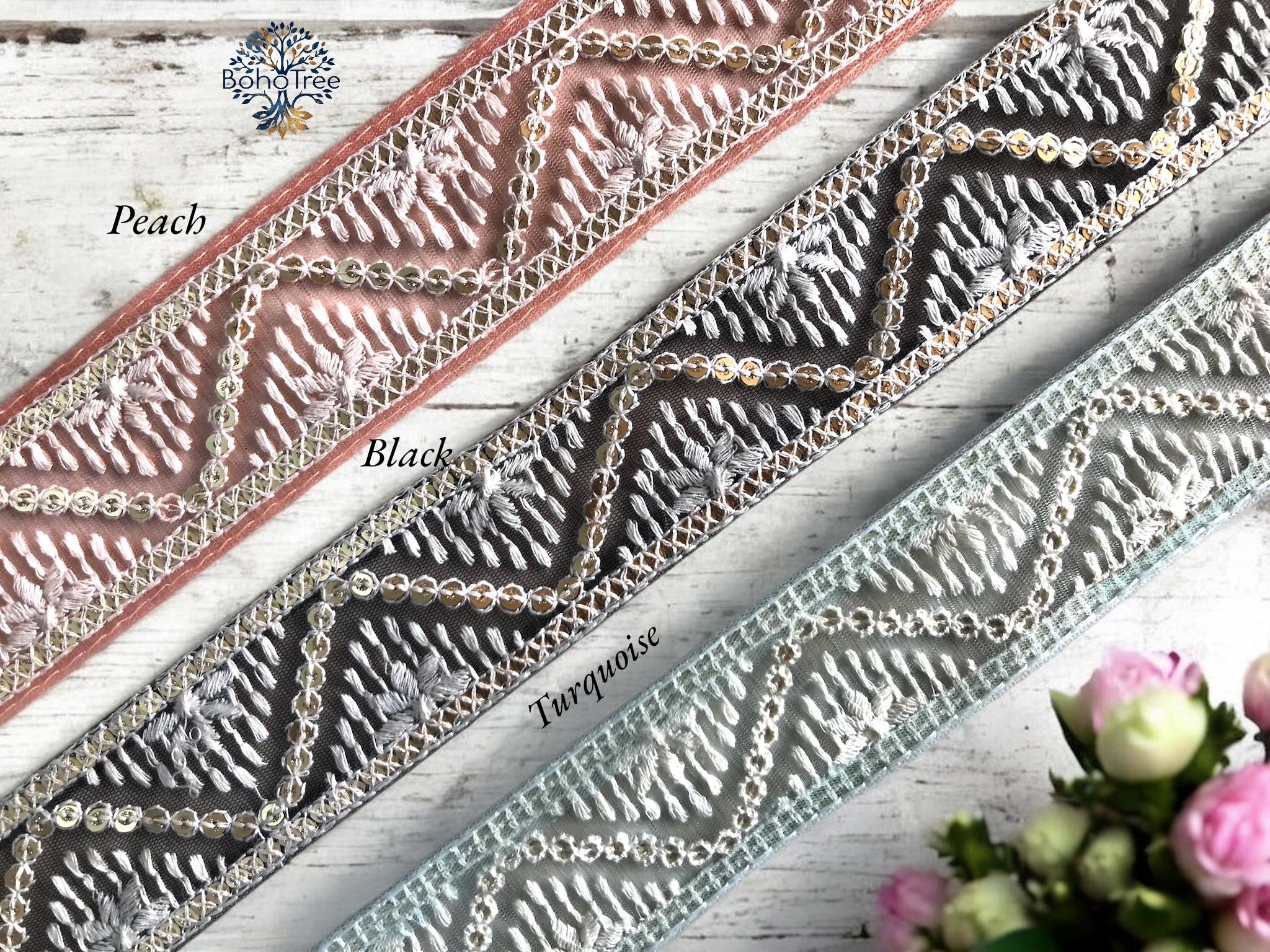 Net Fabric Embroidered Net Fabric Lace-silk Sari Fabric-dupattas-quilt ...