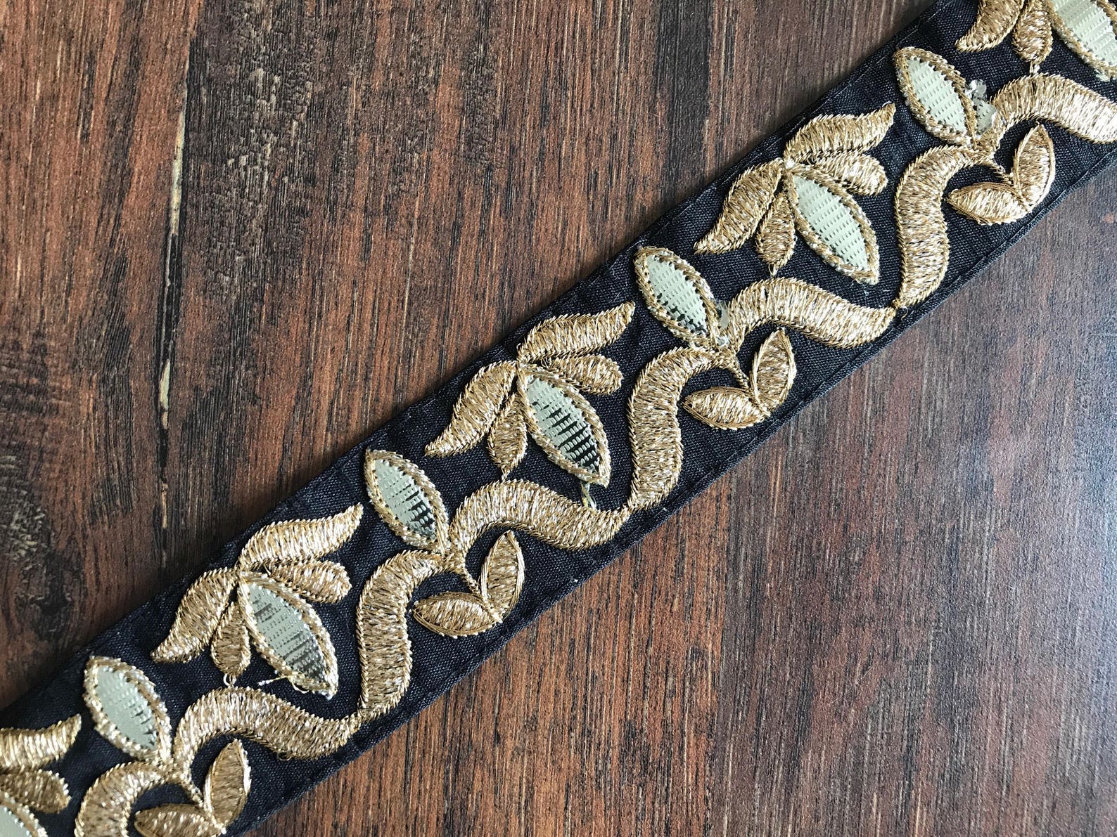 Silk Fabric Trim-multi Colour Embroidered Sari Border-silk - Etsy