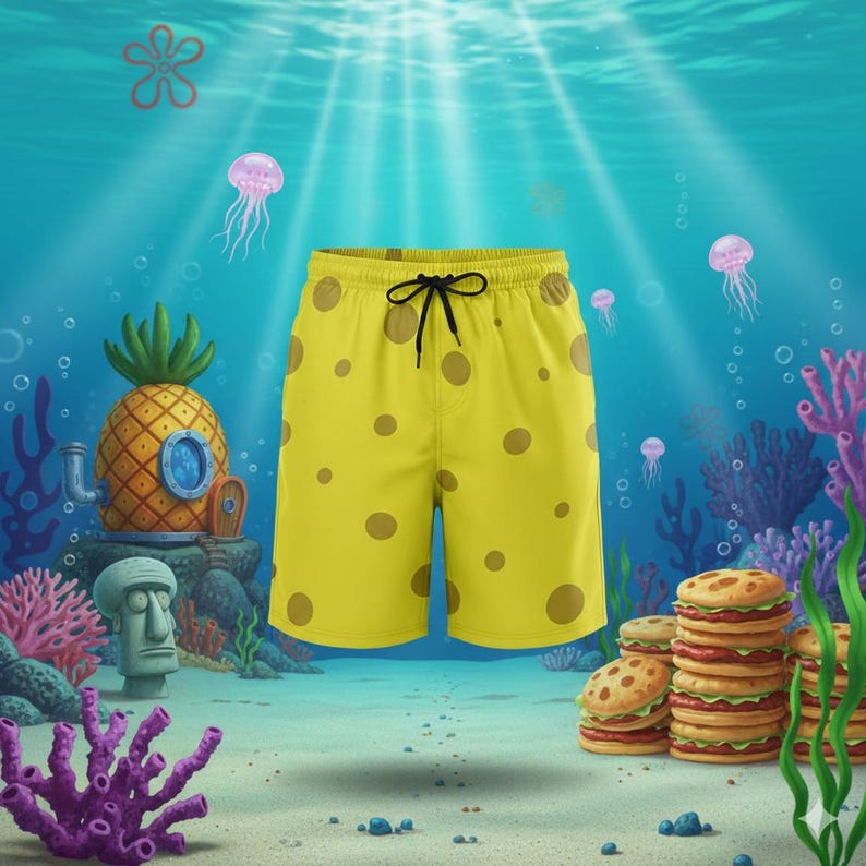 Bored Face Spongebob Squarepants Button up Hawaiian Shirt – Fun Cartoon ...