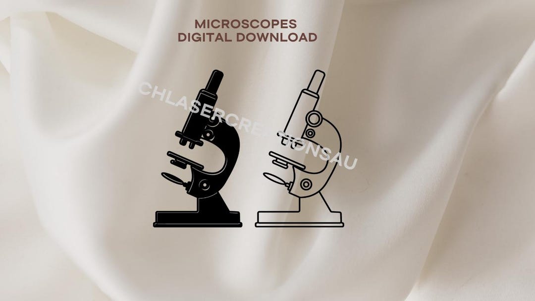 Microscopes SVG, PNG, DXF, Lightburn, Ai File (digital Download) - Etsy