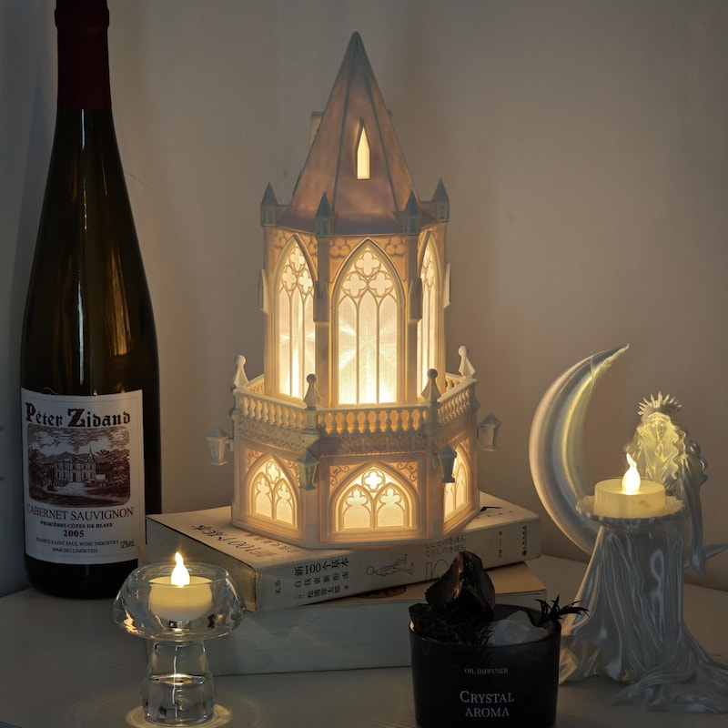 Gothic Cathedral Room Lamp - Etsy