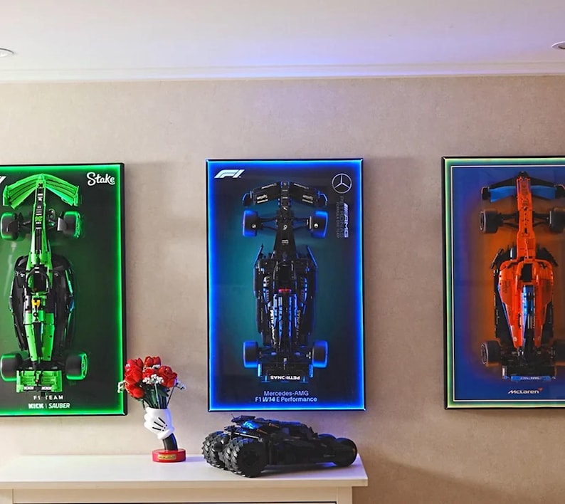 Formula 1 Wall Art | Red Bull Racing Display Frame for LEGO® Technic ...