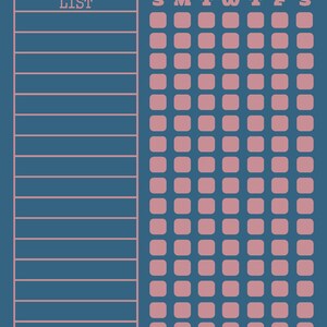 All in One Blue and Pink Diary Planner PDF Digital Goodnote Page - Etsy