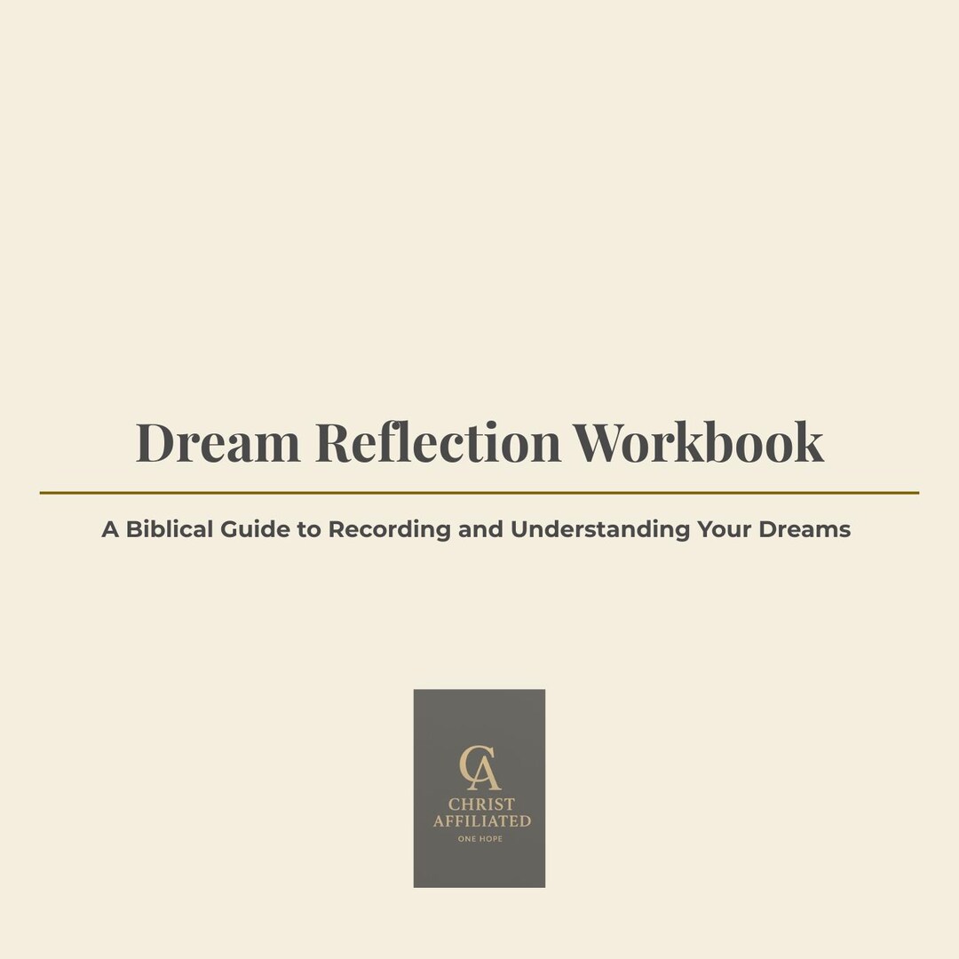 Biblical Dream Reflection Workbook | Christian Interpretation Guide ...