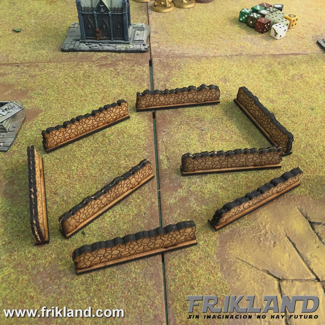 8x Stone Walls/ Bolt Action / 28mm Scale - Etsy