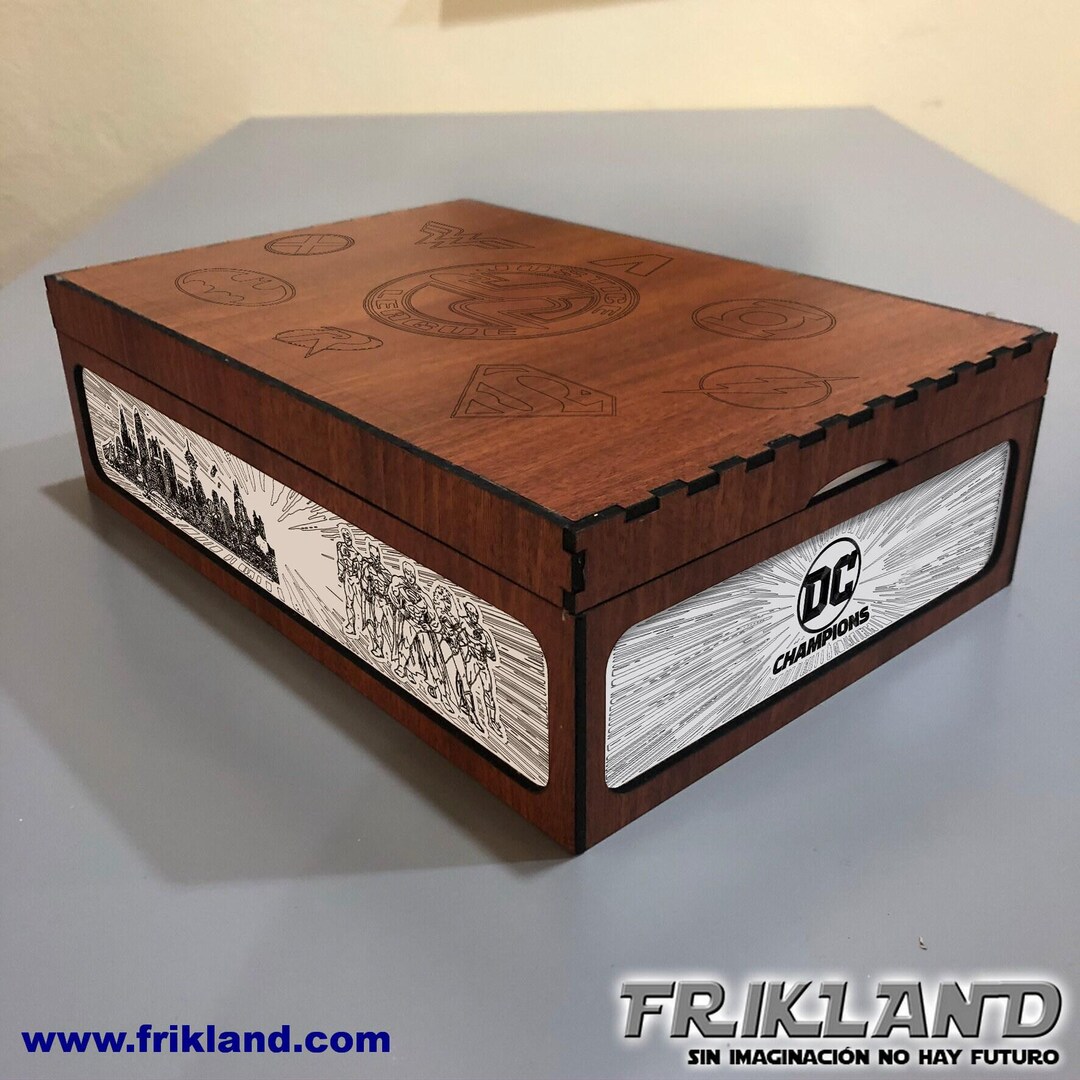 DC Champions - LCG Storage Premium Box (2 Landscape) - Etsy