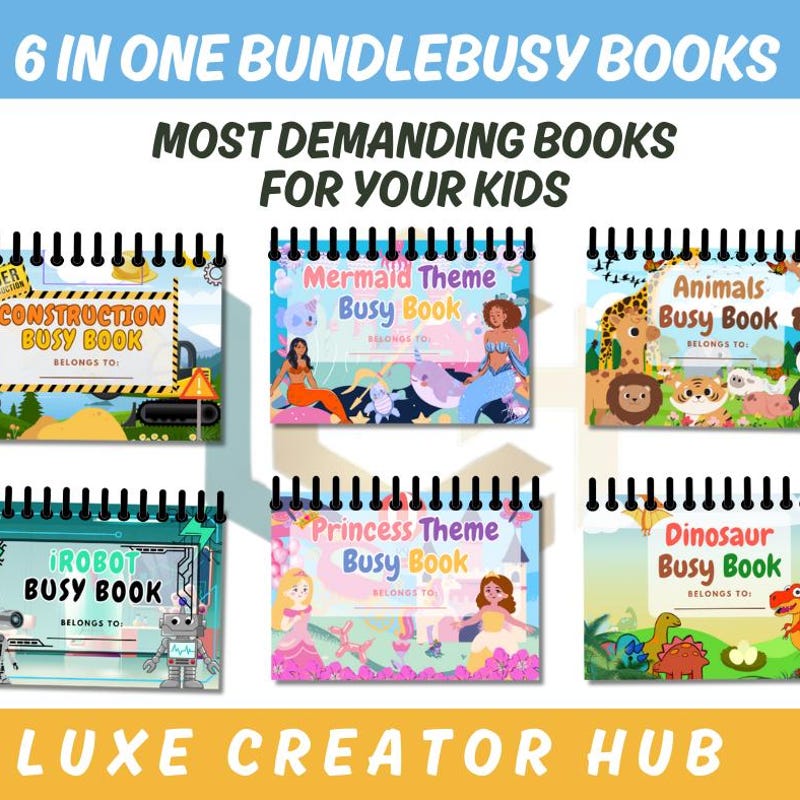 Busy Books - Etsy