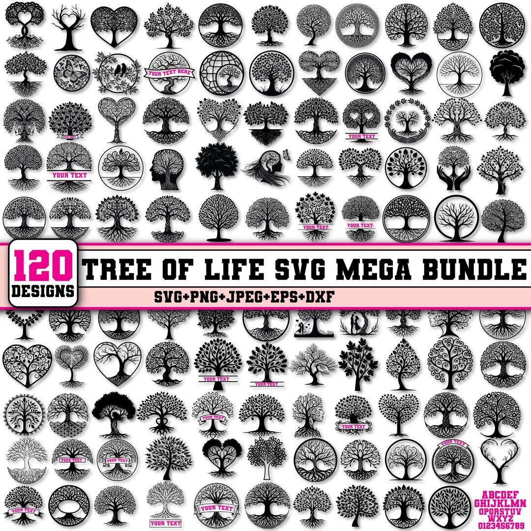 Tree of Life Svg,family Tree Svg,family Reunion Svg,family Heart Tree ...