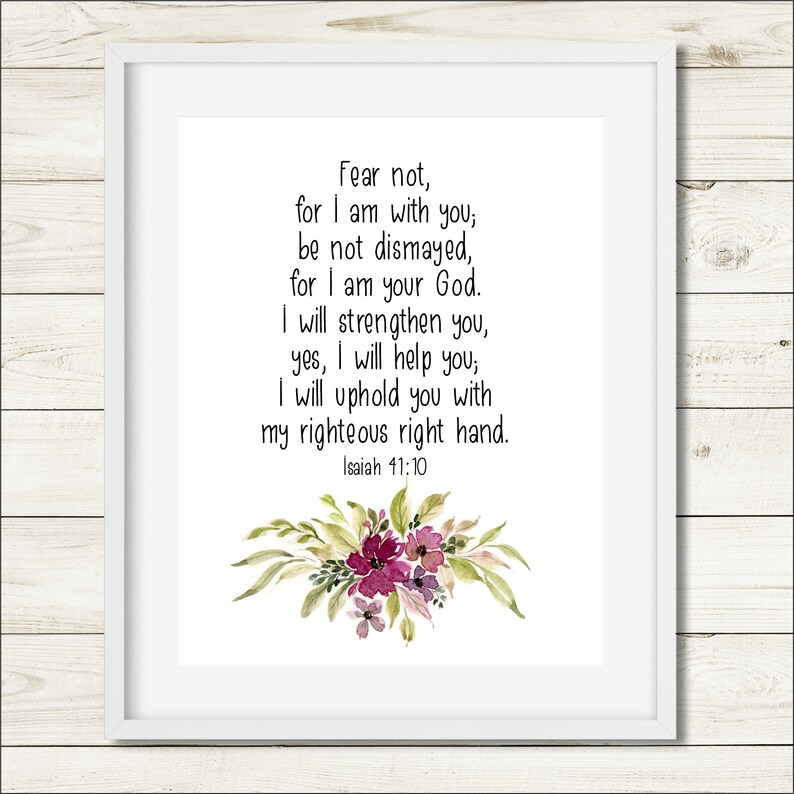 Scripture Prints, Bible Verse Art, Graduate or Confirmation, Baptism ...