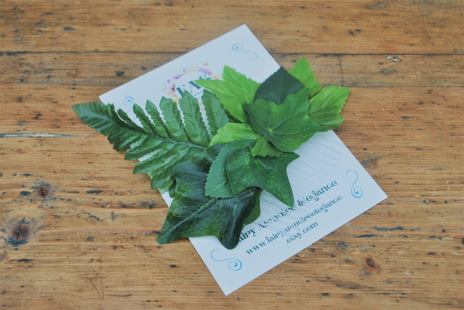 Green Woodland Ivy Leaves Hair Comb Fairy Poison Ivy Mother - Etsy