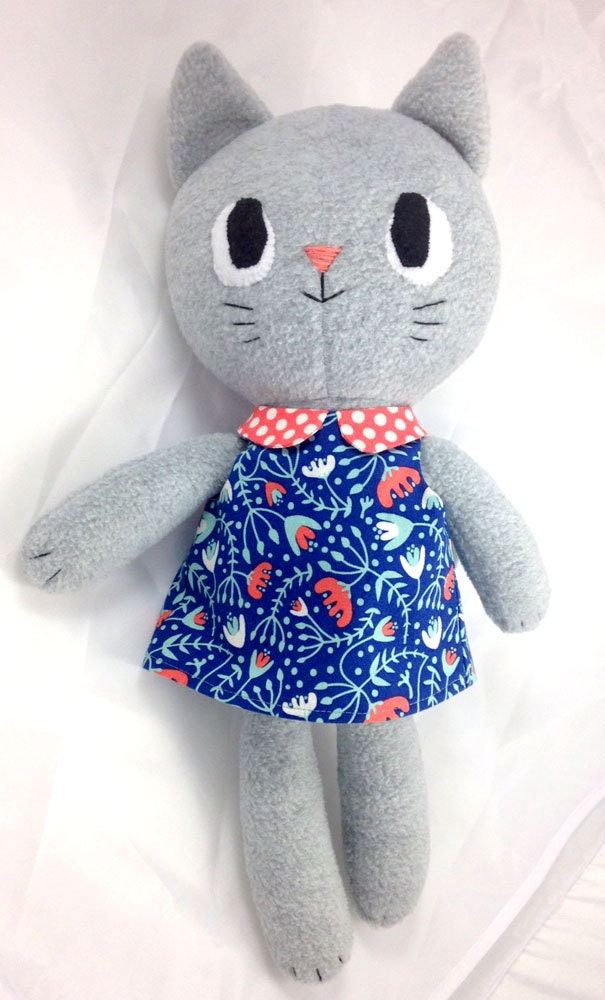 Kitty Kitten Cat Rag Doll Sewing Pattern Soft Toy Plushie - Etsy Canada