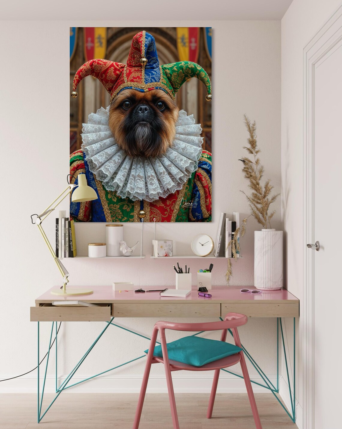 Portrait of YOUR Dog, Jester to the King of France, 100% Personalized ...