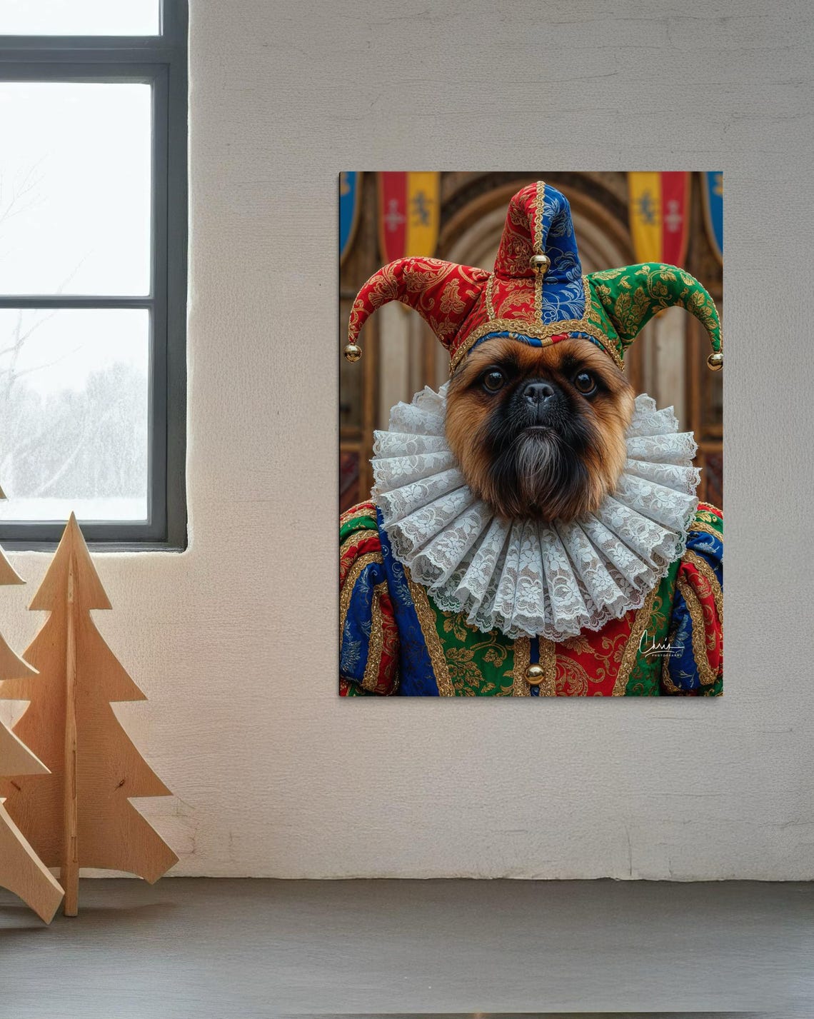 Portrait of YOUR Dog, Jester to the King of France, 100% Personalized ...